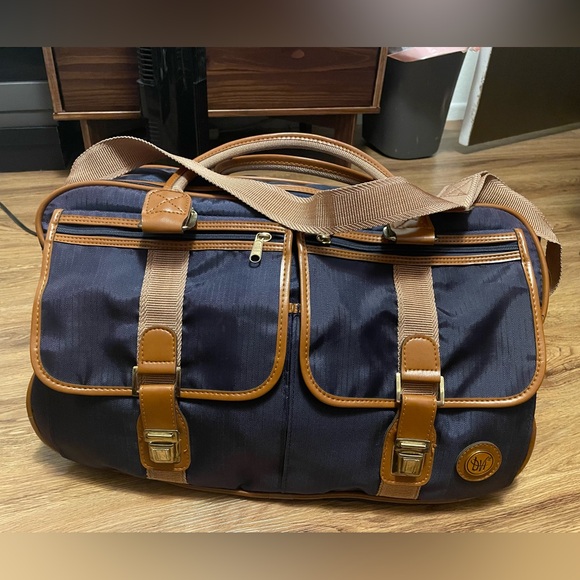 Diane Von Furstenberg | Bags | Diane Von Furstenberg Logo Dvf Overnight ...